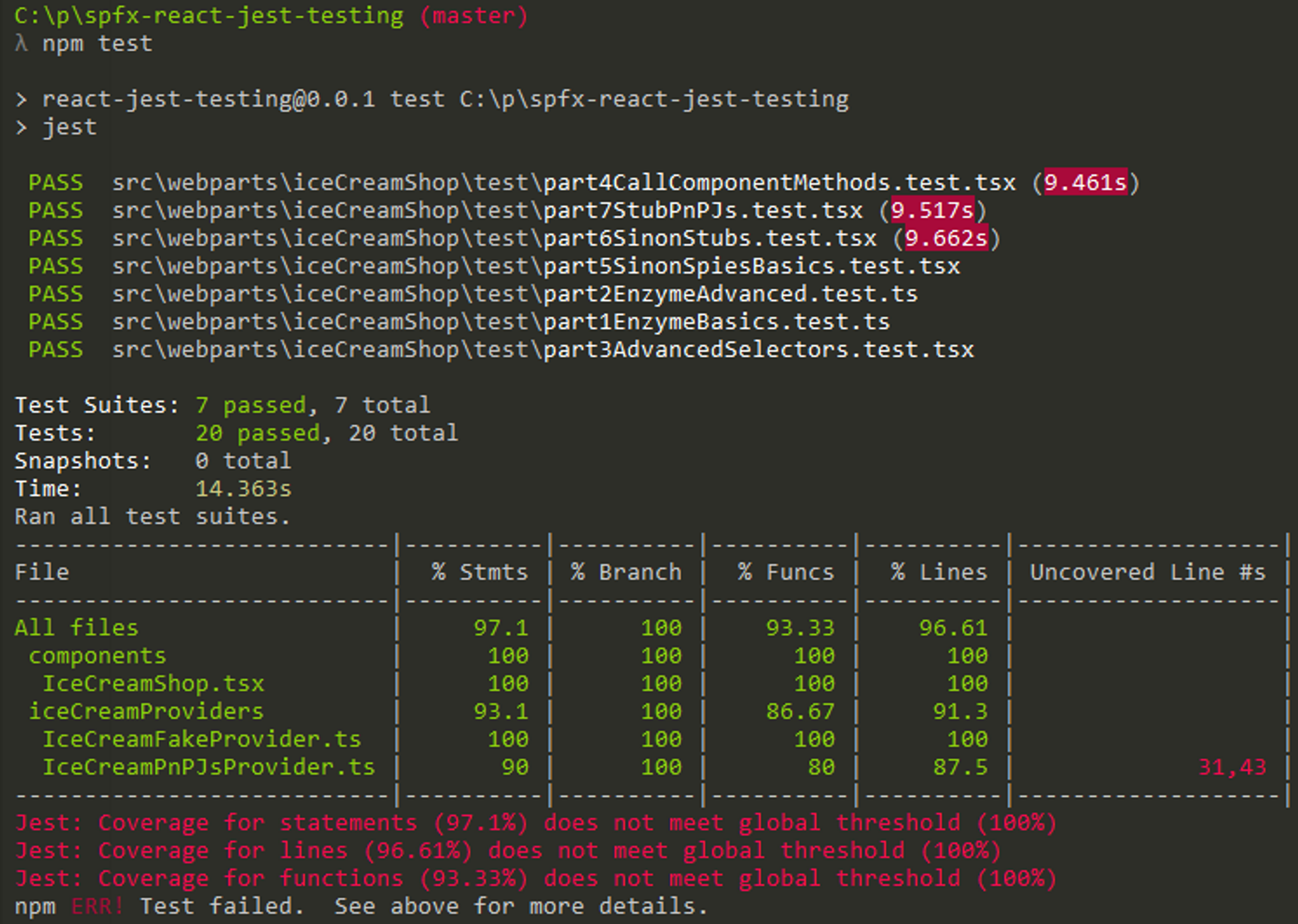 Unit Test Your SharePoint Framework Solution With Jest