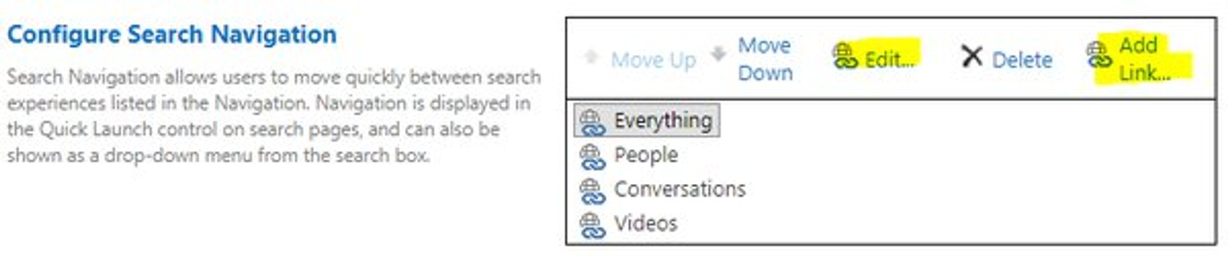 Use PowerShell to configure SharePoint search result page tabs