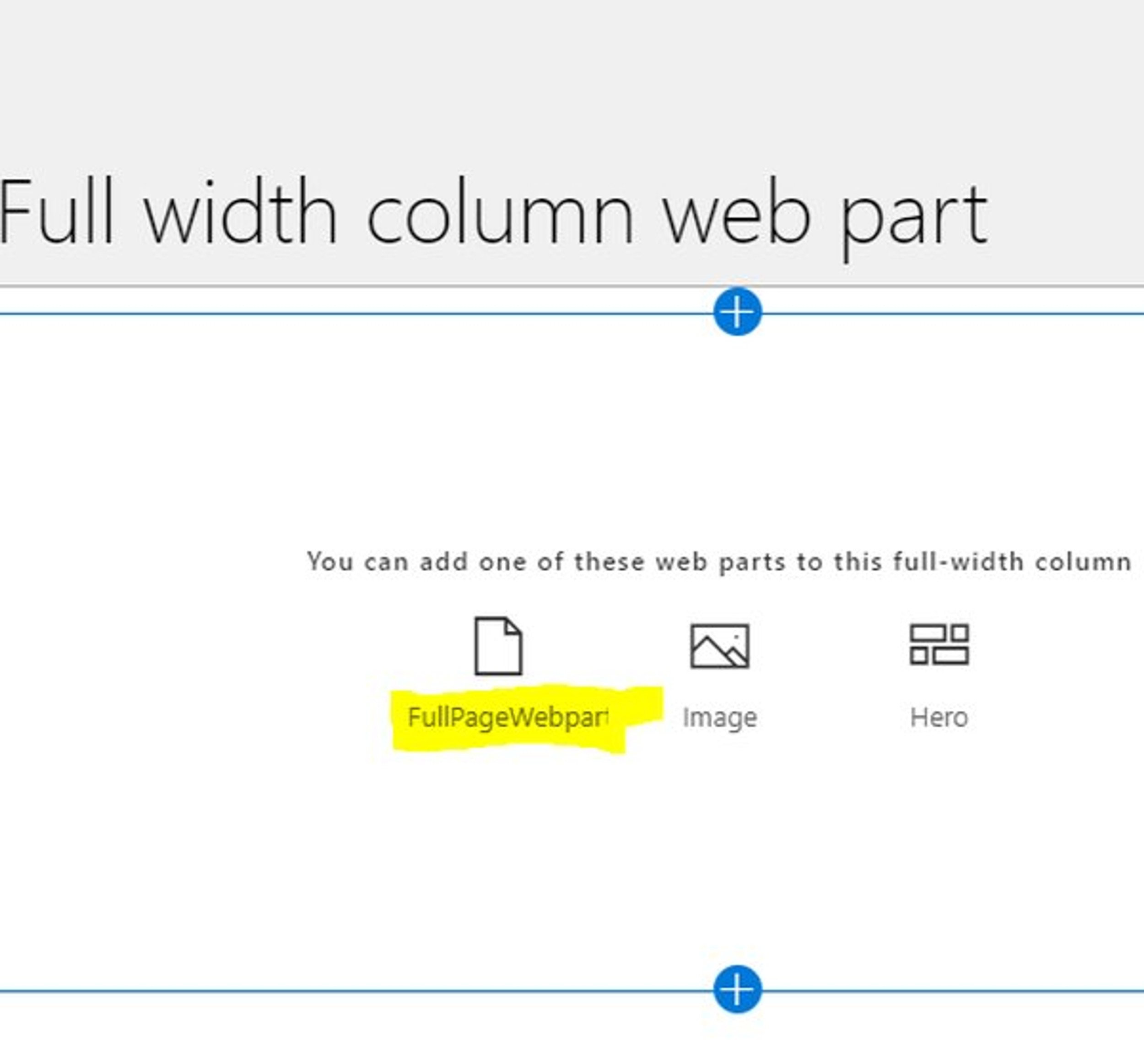 How to add SPFx webpart to full-width column