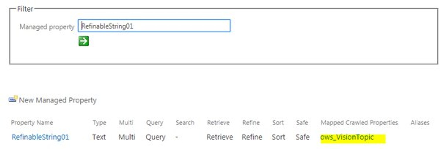 Add Taxonomy filed in SharePoint search refinement web part
