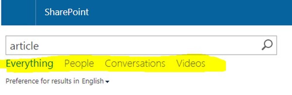 Use PowerShell to configure SharePoint search result page tabs