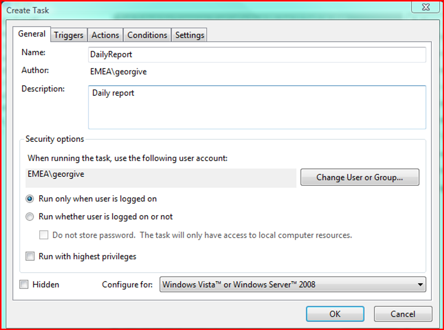 Automated Excel report with Task Scheduler and Simple VBA functions